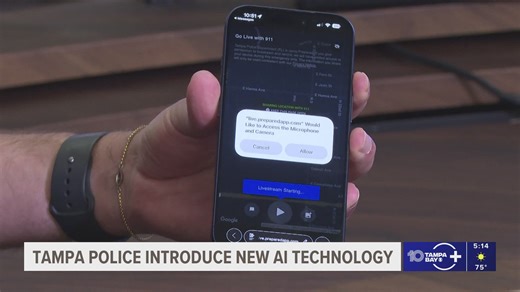 Tampa police introduces new AI technology, aiming to improve communication and safety