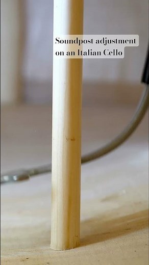 Cello Soundpost adjustment