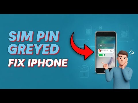 How to FIX SIM Pin Greyed Out on iPhone