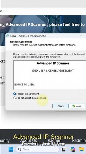 Advanced IP Scanner Download Install & Scan
