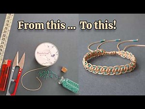 ‼️This Beaded Macrame Bracelet Turned Out So Elegant | DIY Jewelry