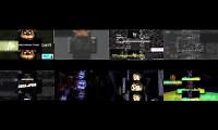 Mix of 8 videos from youtube : FNAF WORLD Scan Eightparison v2