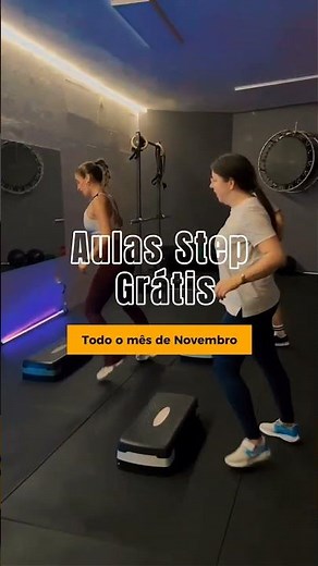 Aulas de STEP Grátis em Novembro no Transform Fitness Studio 💃