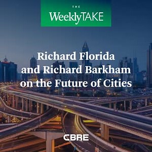 16 reactions | Who is the “creative class?” Where do they want to live and work? On this episode of #TheWeeklyTake, urbanist and author Richard Florida and CBRE’s Richard Barkham join Spencer Levy to offer insights into the future of cities and work. Listen now at https://cbre.co/2RQAwdh | CBRE | Facebook