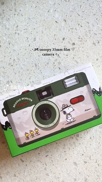 Snoopy 35mm Film Camera Unboxing | Peanuts Aesthetic