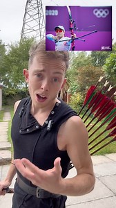 2.1M views · 16K reactions | If you want to learn more about different archery styles, check the link to the College of Arrows on my Page  we're a supportive, open community running courses from beginner techniques to complex tricks! . . #archer #archery #Olympics #nerd #trickshots #history #sports | David the Arrow Bard | Facebook