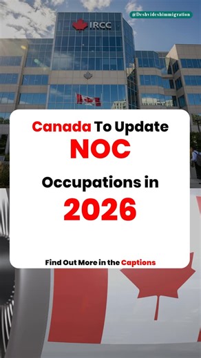 Sujeet Dahiya | Canada Immigration Expert on Instagram: "🚨 Big Update Alert for 2026 IRCC can update NOC codes in 2026 as part of regular immigration system changes • 🧠 Why NOC updates happen Canada updates job classifications to match the real job market, new roles, tech changes, and labor shortages • 🔄 What can change Job titles, main duties, TEER levels, and eligibility under Express Entry, PNPs, work permits, and PR streams • ⚠️ Who is most affected Students, temporary workers, Express En