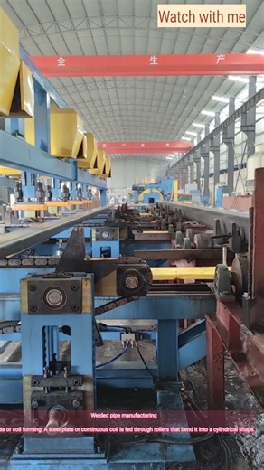 Some stages of metal pipe manufacturing in detail #reels | Watch with me