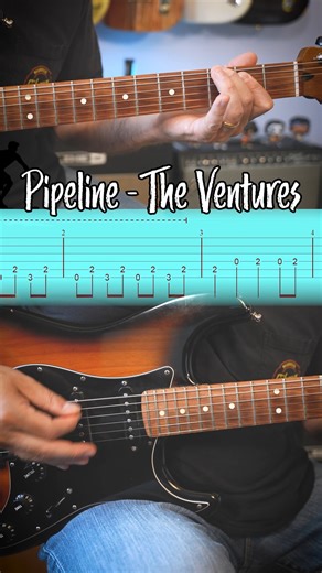 Pipeline guitar riff by the Ventures with tabs | GuitArmy