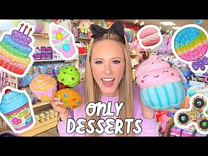 SHOPPING FOR DESSERT THEMED FIDGETS, SLIMES, & SQUISHMALLOWS AT LEARNING EXPRESS 🍰🍪🍩🍭🍬🥧
