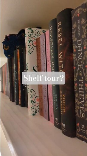 shelf tour! #bookshelf #booktok #read #bookgirlie #shelf #fantasy #bookish #bookworm