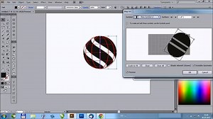 Adobe Illustrator - how to make 3D looking ball using REVOLVE effect
