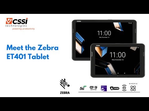 The Zebra ET401 Tablet Computer