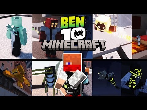 【Minecraft】我在麥塊裡變成Ben 10！變身眾多外星英雄！