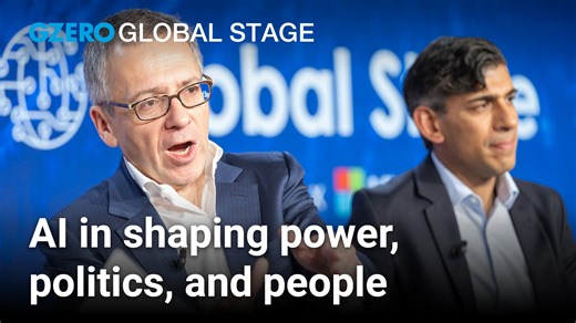 AI isn’t just technology; it’s changing power, politics, and people. Ian Bremmer warns of rising inequality, US-China tensions, and algorithmic influence on global governance. #GlobalStage | GZERO Media