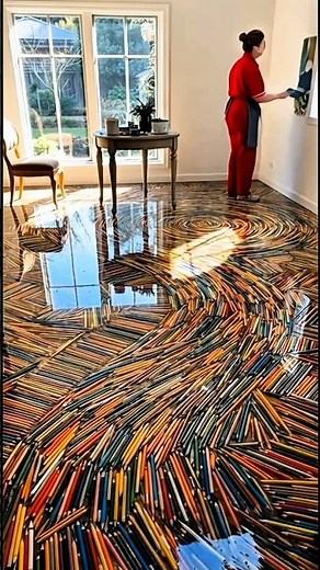 Study Room Transformation From Ordinary to Modern Luxury Workspace #floortransformation #studyroom