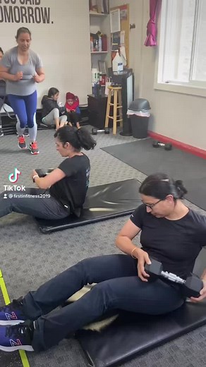 First in Fitness # group classes# train with trainer # dedication