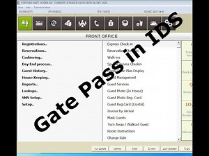 IDS NEXT 6.5 OR 7.0 | Gate pass in IDS | IDS HOW TO MAKE A GATE PASS