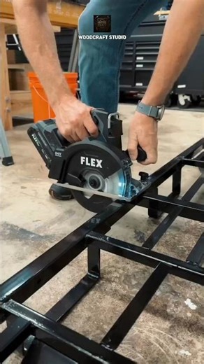 Cutting Steel With FLEX 24V | Power, Precision, Performance #DIY #Metalwork #Tools