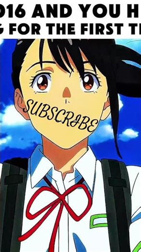 Let Me Love You" x Suzume: A 2016 Core Memory✨#Suzume #2016#nostalgia