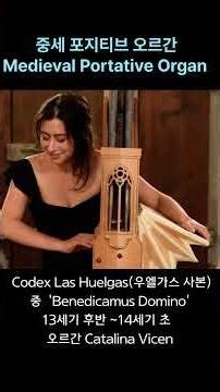Medieval Portative Organ 중세 이동식 오르간 #orgel #중세