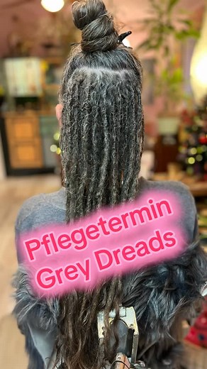 #dreadcare #maintenance #greydreads #greyhair #dreadlocks #hairtutorial #hairtransformation #shapatidreads #locs #diy | Shapati Dreads
