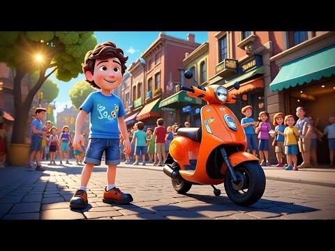 Scooter Colors Song | Fun Color Learning Song for Kids | Ride & Learn with Scooters