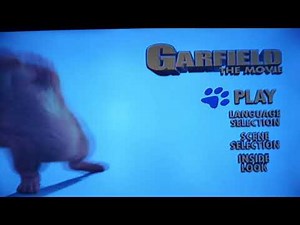 Garfield Movie DVD Menu 2004