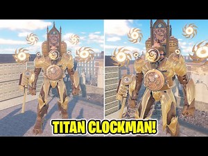 How to get CLOCK TITAN MORPH + BADGE in SkibiVerse! (ROBLOX)