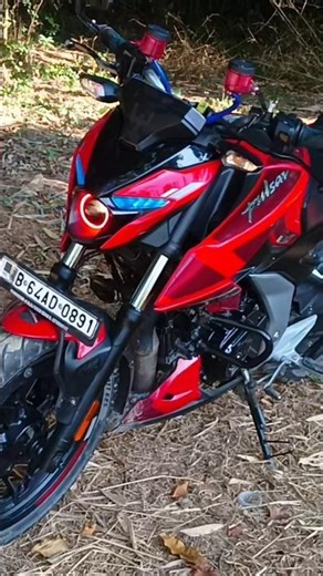 New Pulsar N160 cc bs7 Red colour🥰#pulsarn160 #pulsar #n160 #automobile #trending #shorts#modified
