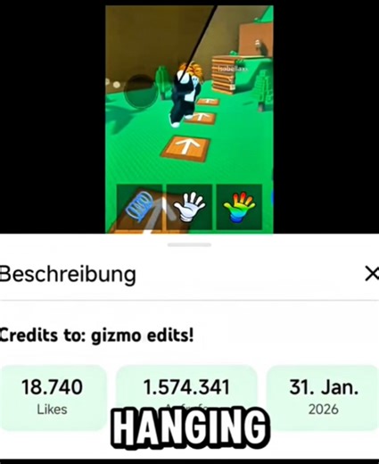 I'm testing this Roblox Video do you think I can also reach 100.000 views? #trend #roblox