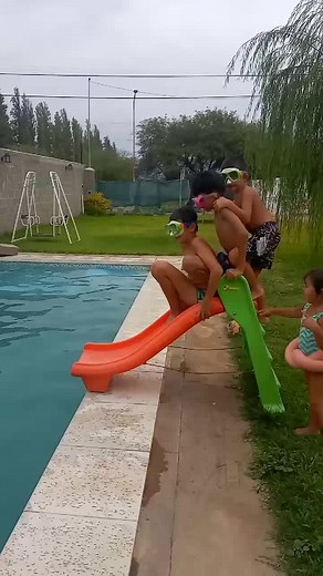 Children's Fun Pool Activities and Water Slide Adventures