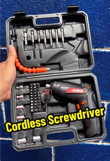 The Benefits of Using a Cordless Rechargeable Screwdriver