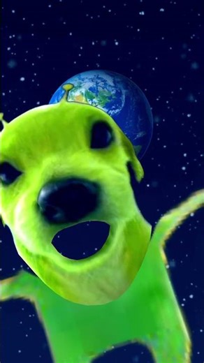 Gog the green alien dog