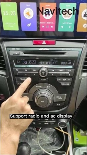 Acura RDX android screen with apple CarPlay and android auto #applecarplay