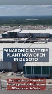 Officials in De Soto, Kansas, are celebrating the official opening of the new Panasonic battery plant. The facility, built on the former Sunflower Army Ammunition site, is expected to provide a significant boost to the local economy: https://www.kmbc.com/article/desoto-kansas-panasonic-ev-battery-factory-now-open/65401338 | KMBC 9