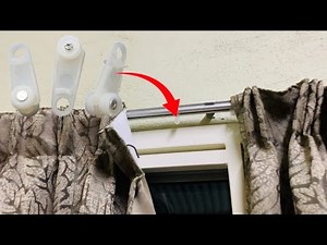 How to Replace Curtain Rail Roller Step by Step | DIY Traverse Rod Slides Curtain Replacement
