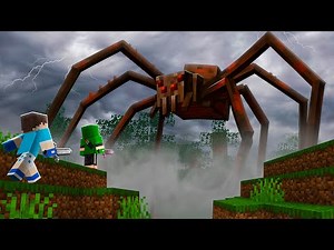 BASE VS MUTANT SPIDER: WE FOUND A GIANT REALISTIC SPIDER IN MINECRAFT!!