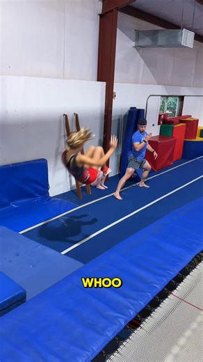 Apex Tumbling on Instagram: "Didn’t expect that to happen! #apextumbling #gymnastics #tumbling #trampoline #gymnasticscoach #coach #athlete #pilotpoint #texas #tips #backhandspring #flips #coaching #powertumbling"