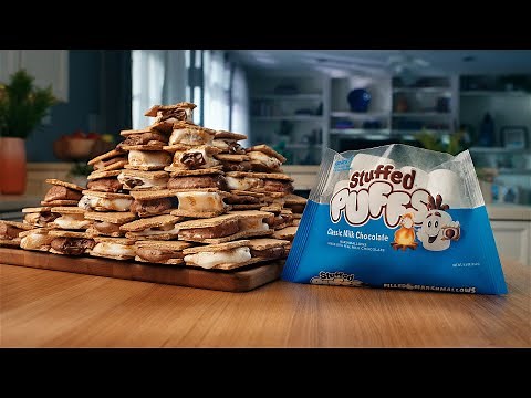 The Best S’mores in the World | Stuffed Puffs Filled Marshmallows