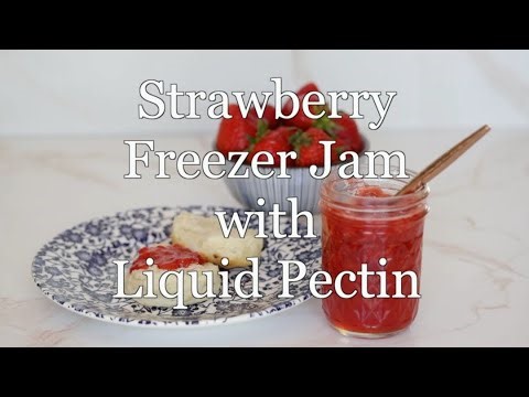 Strawberry Jam with Liquid Pectin