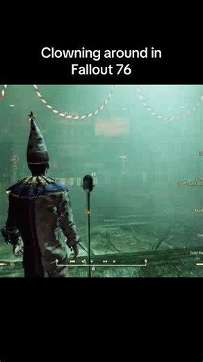 Clowning around in Fallout 76 (Atlantic City Boardwalk) #fallout #fallout76 #clown #videogames #atlanticcityboardwalk