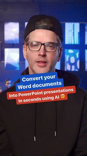 Making PowerPoints has never been easier. 🤯 #powerpoint #microsoft #copilot #microsoftcopilot #microsoftword