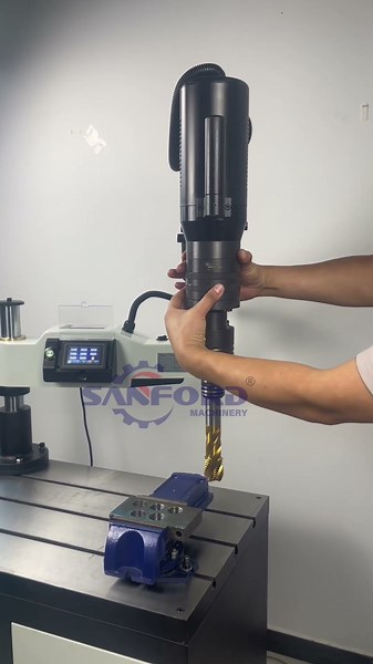 The M48 tapping machine has two speed settings: low and high #tapping #machine