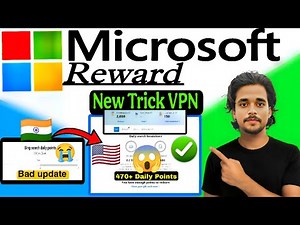 New VPN TRICK✅ 2025 For Microsoft Rewards 470 Points Daily | New Update #earnwithankush #microsoft