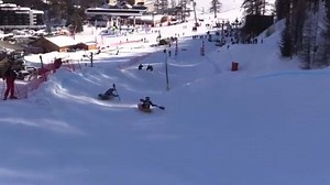 Downhill snow kayak looks like a really fun way to get seriously injured 😂 | ClutchPoints