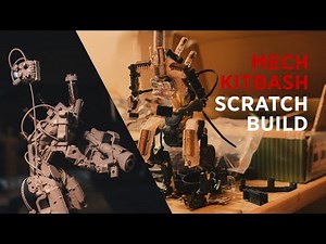 Custom-Built Mech Robot | DIY Kitbash from Vintage Electronics & Scrap Parts