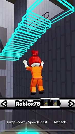 “This Jump Saved My Life in Roblox Prison! 😳🔥🧡”