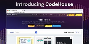 Introducing Code House - A whole new world of 300  Developer Cheatsheets 👨‍💻