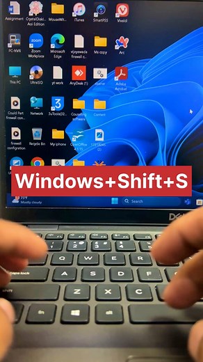 Windows keyboard shortcut for screen short Pressing Windows Shift S on your keyboard activates the Snipping Tool in Windows 10 and Windows 11. This shortcut allows you to quickly take screenshots in different modes:Rectangular Snip: Capture a rectangular area.Freeform Snip: Draw a freeform shape around the area you want to capture.Window Snip: Capture a specific window.Fullscreen Snip: Capture the entire screen.Once you take a screenshot, it is copied to your clipboard, and you can paste it into